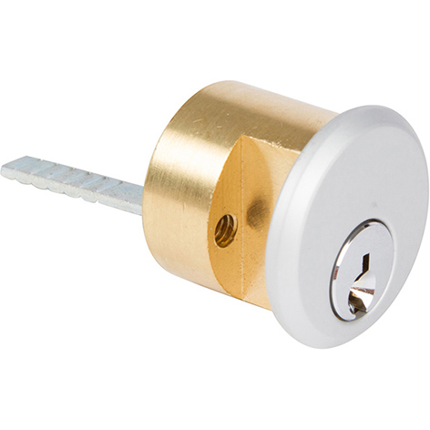 SFRCAL Rockwell Mortise Keyed Rim Cylinder Lock in Aluminum Finish ...