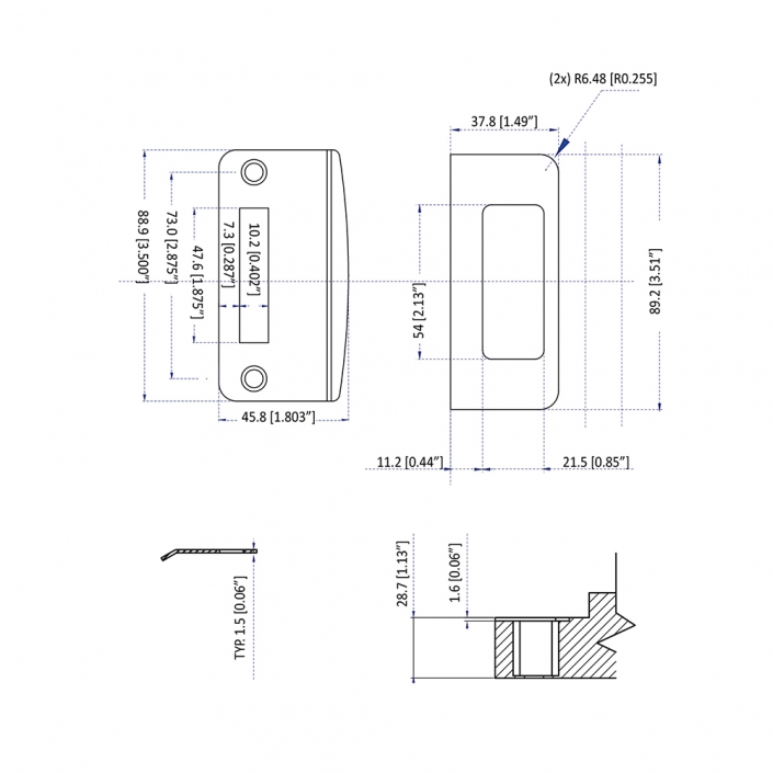 Rockwell Multipoint Lock Strikeplate| Rockwell Security