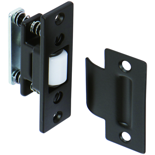 Adjustable Door Roller Latch in Antique Black Finish