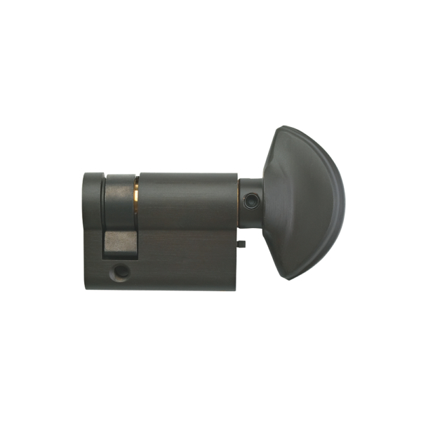 Solid Brass 90-Degree Europrofile Half Cylinder Privacy Lock in Antique ...