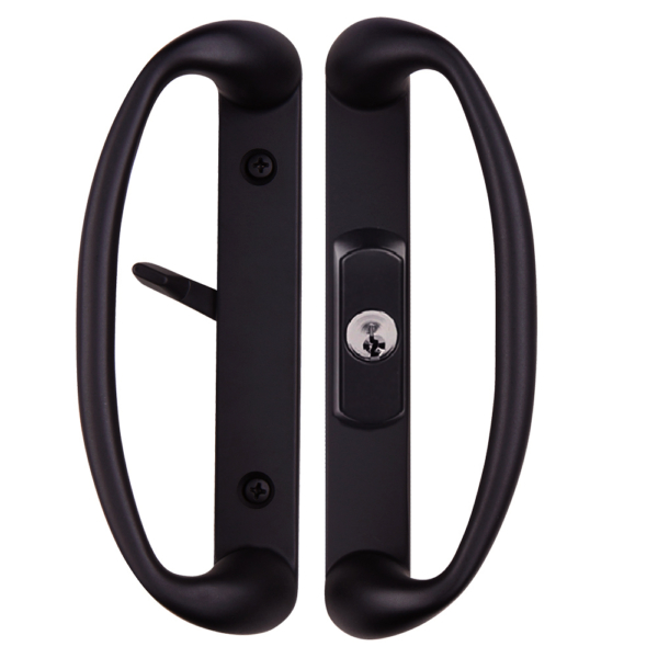 Sonoma Sliding Glass Door Center Lock | Black Finish