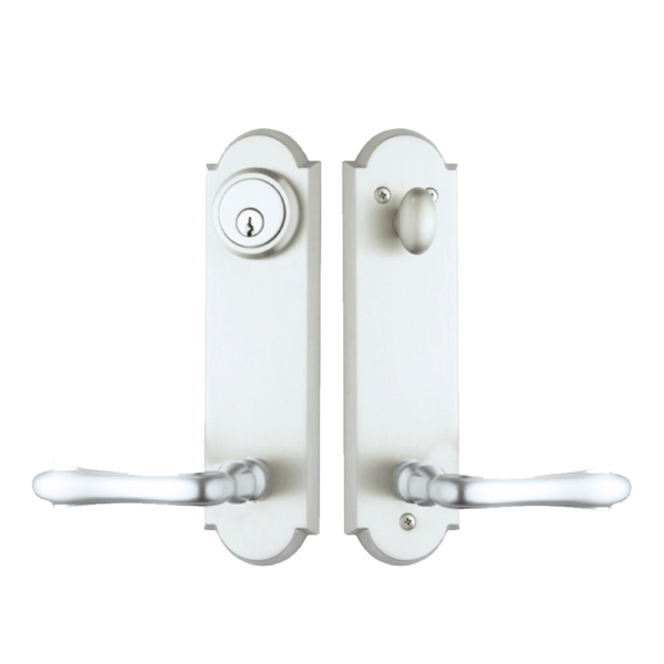 H401BLUS15 Rockwell Premium Monaco Multipoint Lock Handleset with ...