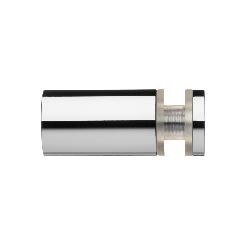 SDKS03X2CP Double Sided Knob with CLEAR BUMPER on One side in Chrome ...