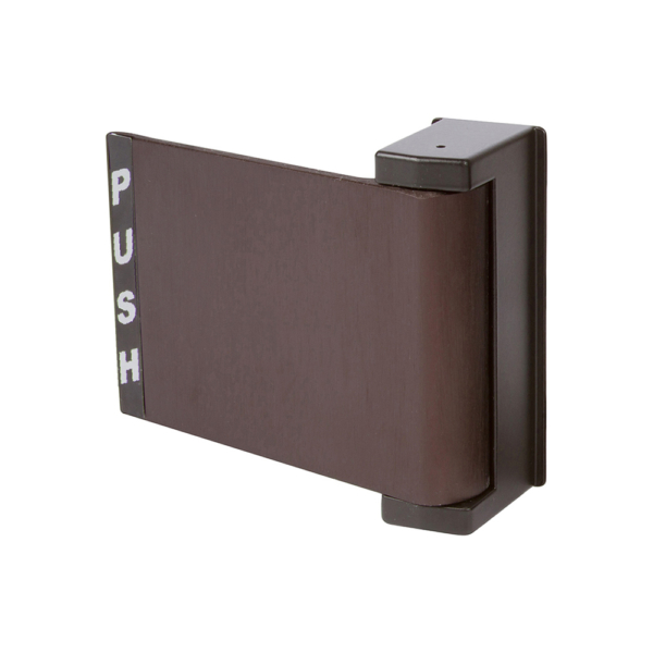 Push Pull Paddle Door Handle | Bronze Left Hand