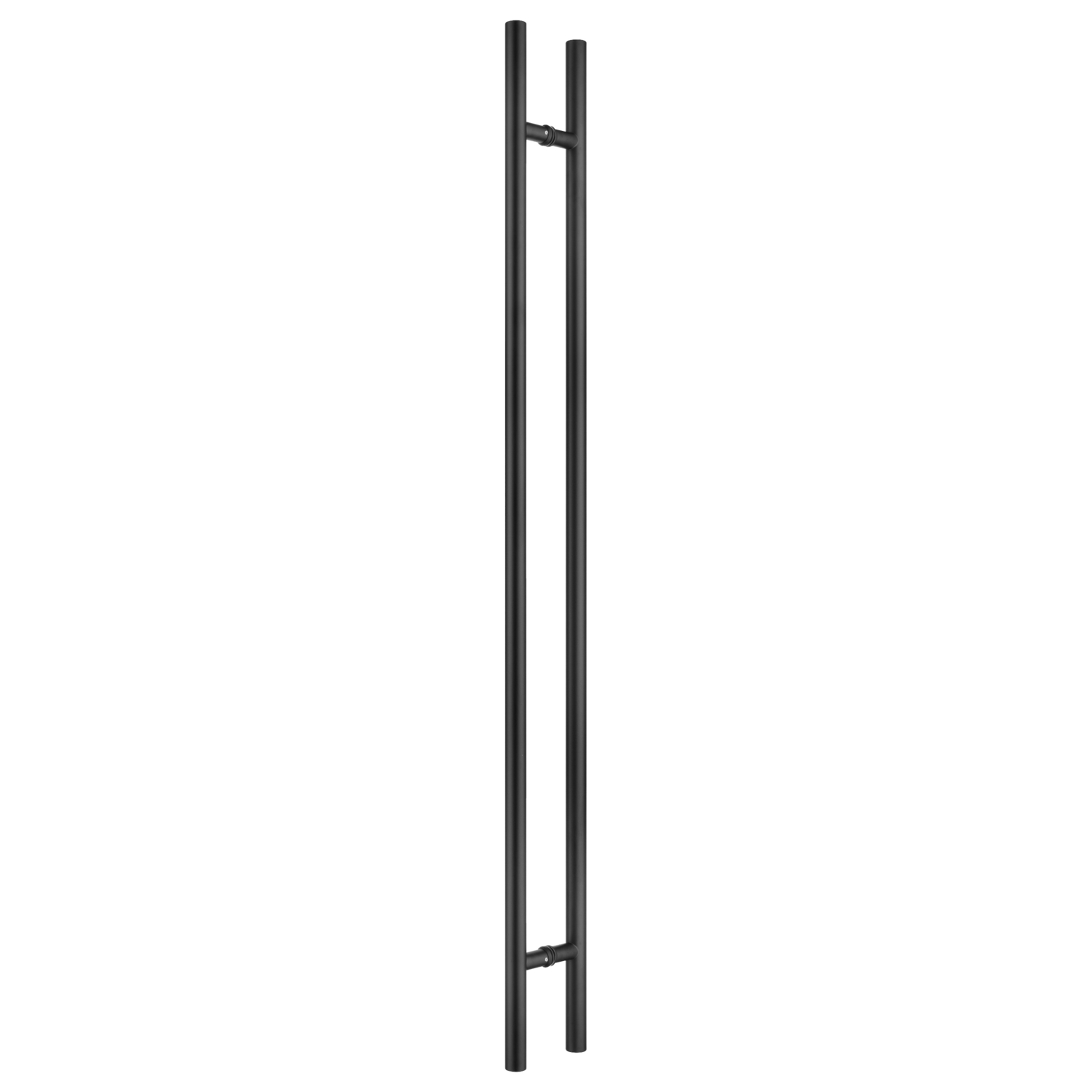 Ladder Door Pull | 60 Inch Handle | Matt Black Finish