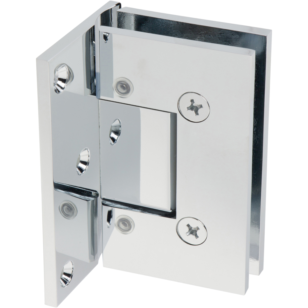MQ2039CP0- CONTEMPORARY ADJUSTABLE HEAVY DUTY SHOWER HINGES OFFSET WITH ...