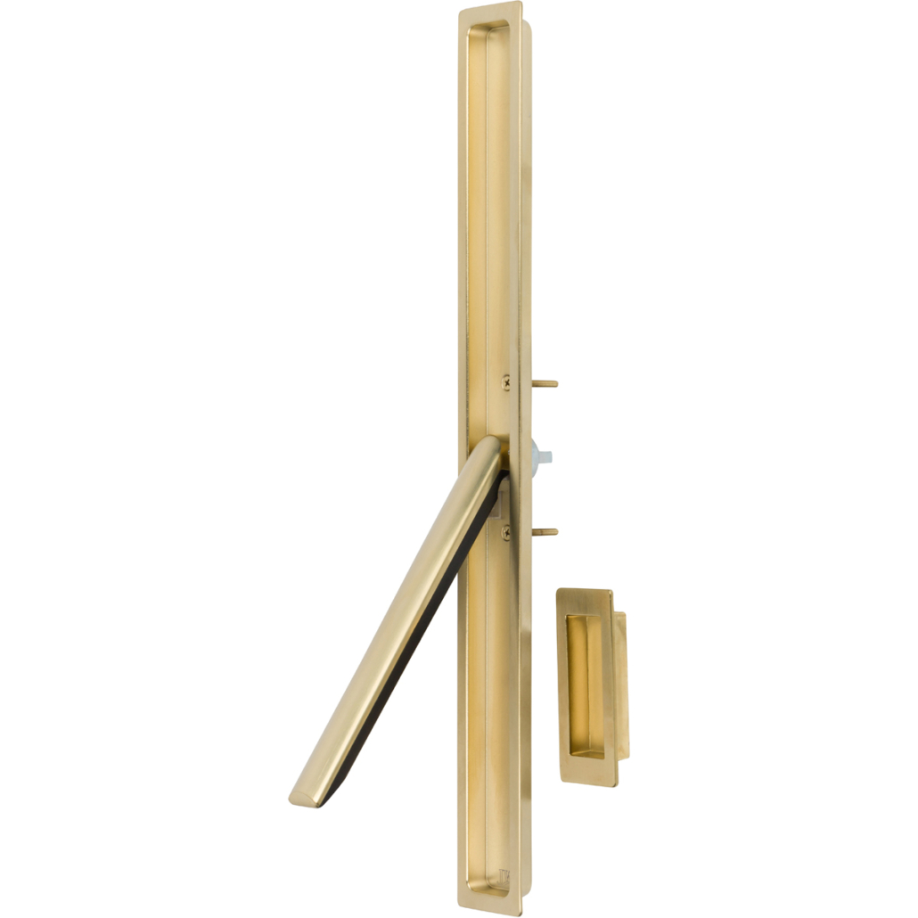 88500004 Rockwell Custom Flush Mount Lift and Slide Door handle in PVD ...