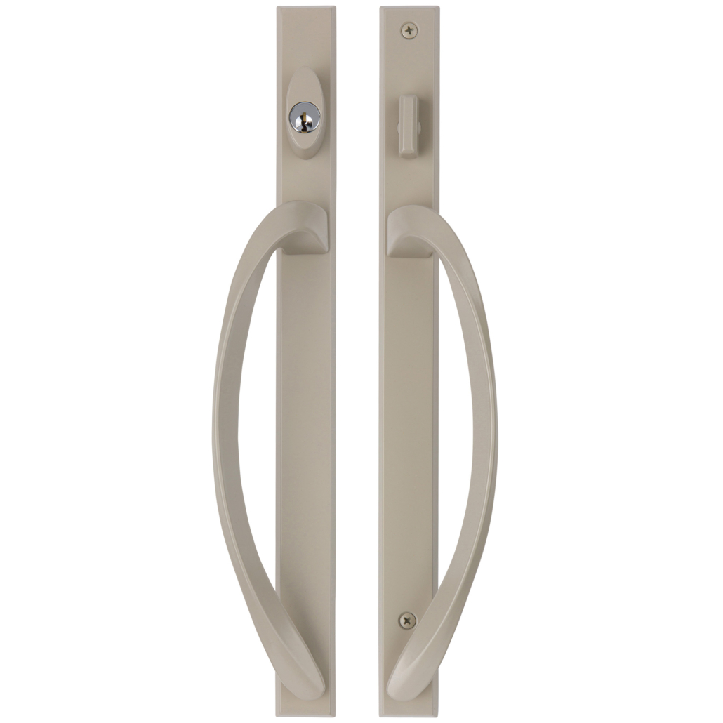 Laguna Keyed Entry Sliding Door Handle | Desert Sand