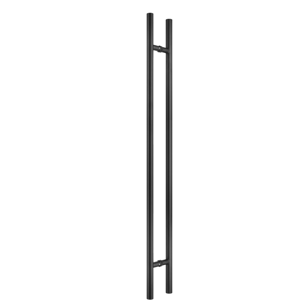 Ladder Door Pull | 60 Inch Handle | Matt Black Finish