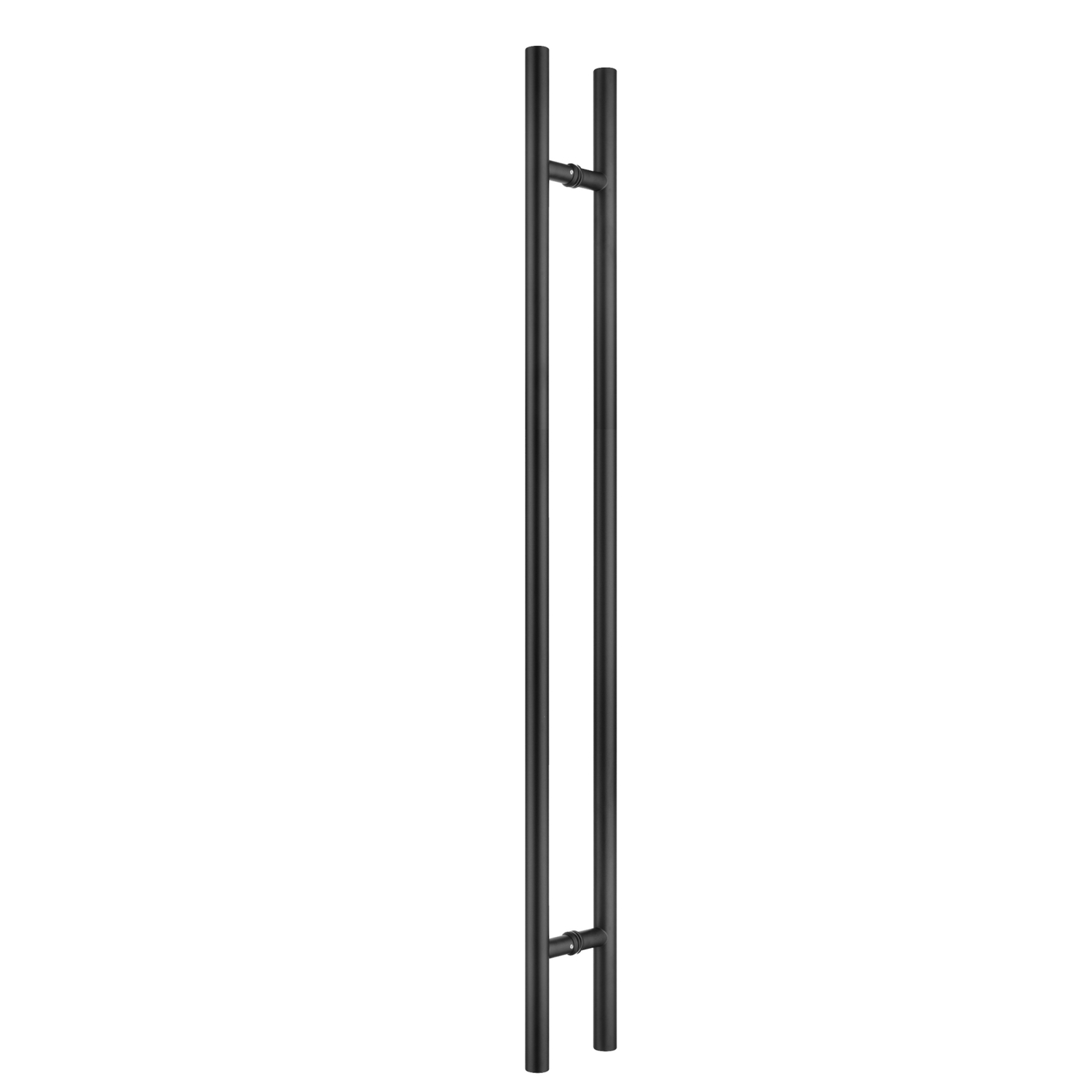 Ladder Door Pull | 60 Inch Handle | Matt Black Finish